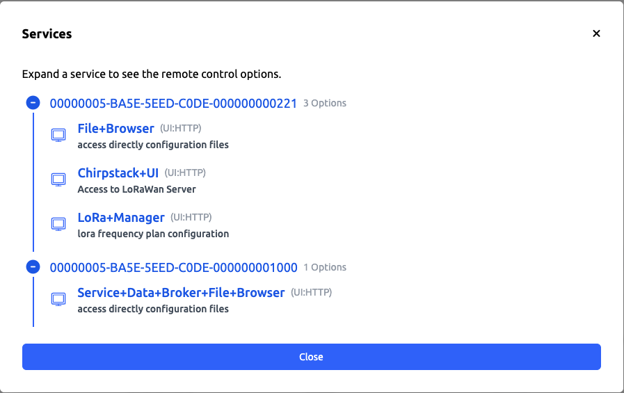 Chirpstack Specific Configuration Veea Support